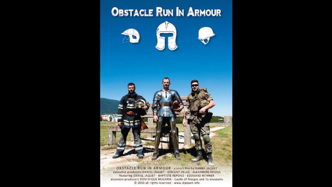 “A firefighter and a soldier in full gear bear the same load as a ...