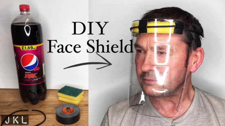 How to make a DIY FACE SHIELD at home in 3 minutes! – Self Reliance Central